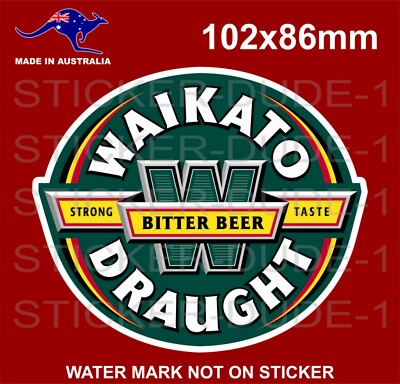 WAIKATO DRAUGHT BEER STICKER WILLIE THE WAITER | eBay