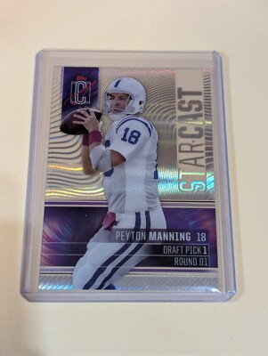 2025 Topps Signature Class Peyton Manning Clear Acetate Starcast SC-7 ...