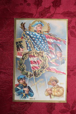Antique Decoration Day Postcard - Civil War - 1776, 1848, 1812, 1900 ...