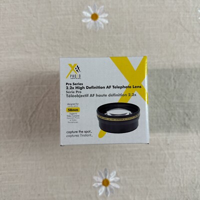 Pro Series 2.2x High Definition AF Telephoto Lens 58mm Cameras | eBay