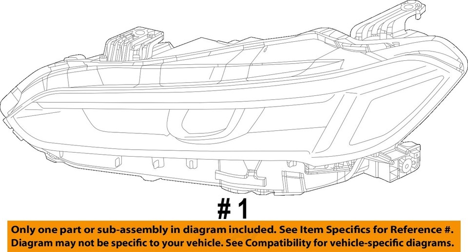 HONDA OEM 22-25 Civic Front Lamps Headlamp Components-Headlamp Assy ...