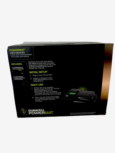 PMA Charger DuraForce Pro Wireless Charging Mat Duracell Powermat for 2 ...