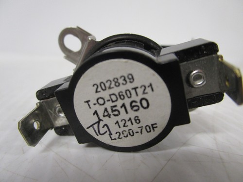 Frigidaire Dryer Thermostat (SET OF 2) (TESTED GOOD) 145160 202839 ...