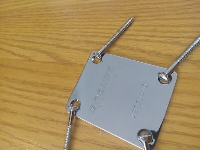 B C Rich Bronze Guitar Neck Plate Chrome | eBay