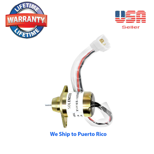 M806808 Fuel Shut Off Shutdown Solenoid Fit JohnDeere Gator Tractor ...