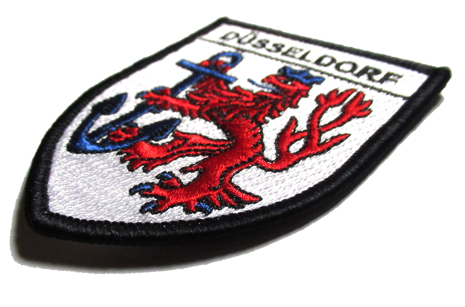 Patche écusson Düsseldorf ville brodé blason patch Allemagne armoiries ...