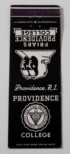 PROVIDENCE COLLEGE MATCHBOOK COVER * PROVIDENCE, RHODE ISLAND | eBay