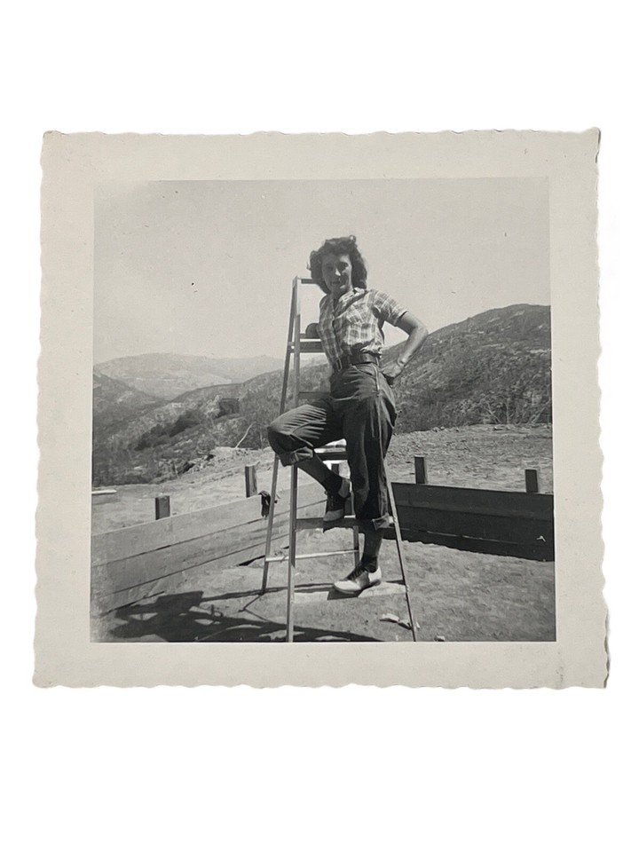 Vintage Snapshot Beautiful Working Woman Lady Girl In Bikini | eBay