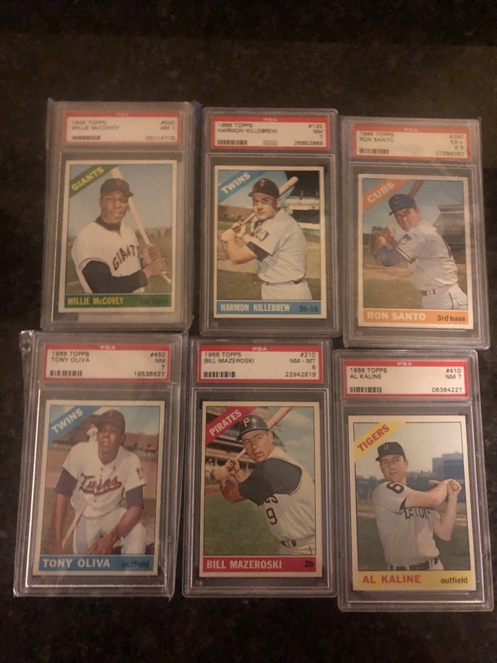 1966 Topps Baseball Cards Complete Set-Ex+ | eBay