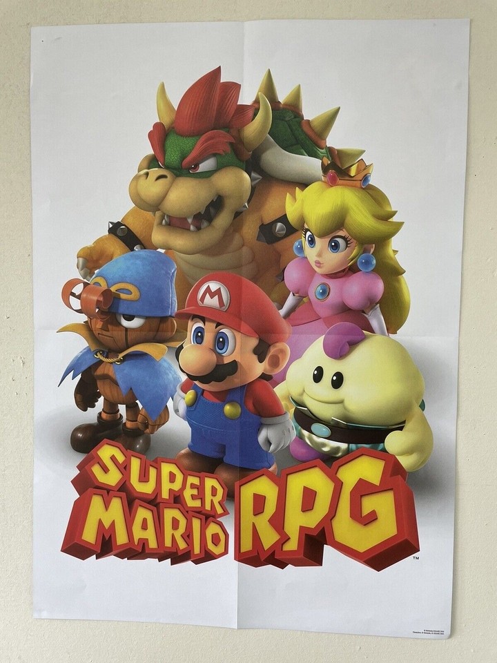 Nintendo Switch Super Mario RPG UK Pre Order Promo Poster - MINT - NEW ...