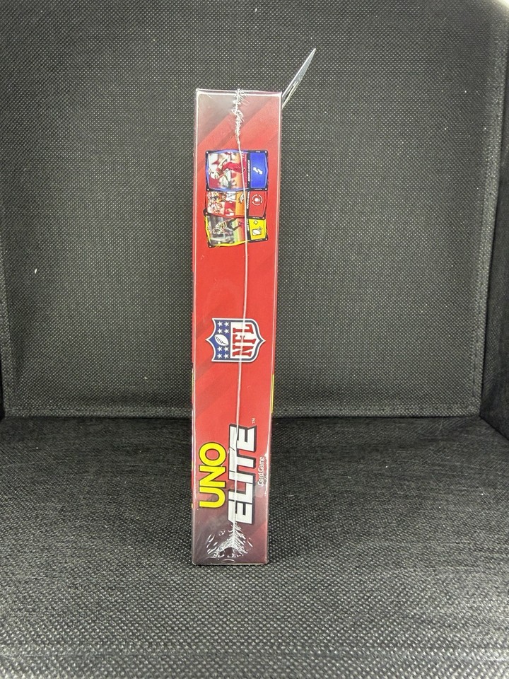 Mattel UNO Elite NFL 2025 Core Edition Booster Set Plus 4 Booster Packs ...