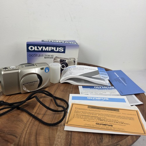 Olympus Infinity Stylus Zoom 140 Quartz Date 35mm Film Camera Manual ...