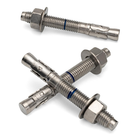 5/8" X 5" Concrete Anchors (4 Pack) 5/8 Inch Wedge Anchors Bolts ...