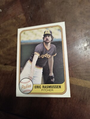 ERIC RASMUSSEN 1981 FLEER #497 FREE SHIPPING | eBay