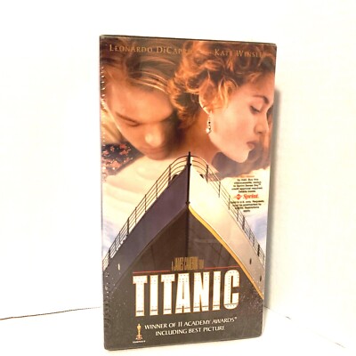 TITANIC VHS Video THX Factory Sealed 2 Tape Box Set 1997 Academy Award ...