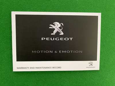 PEUGEOT SERVICE HISTORY BOOK RECORD BOOK GENUINE NEW** PARTNER | eBay UK