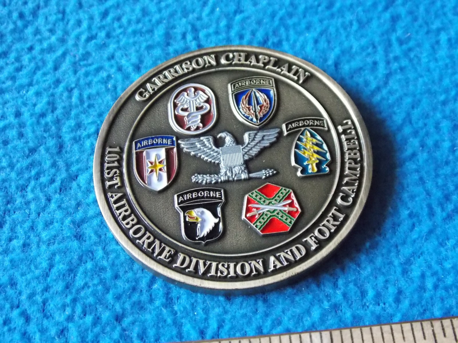 Pro Deo et Patria Garrison Chaplain - Challenge Coin- 101st AIRBORNE FT ...