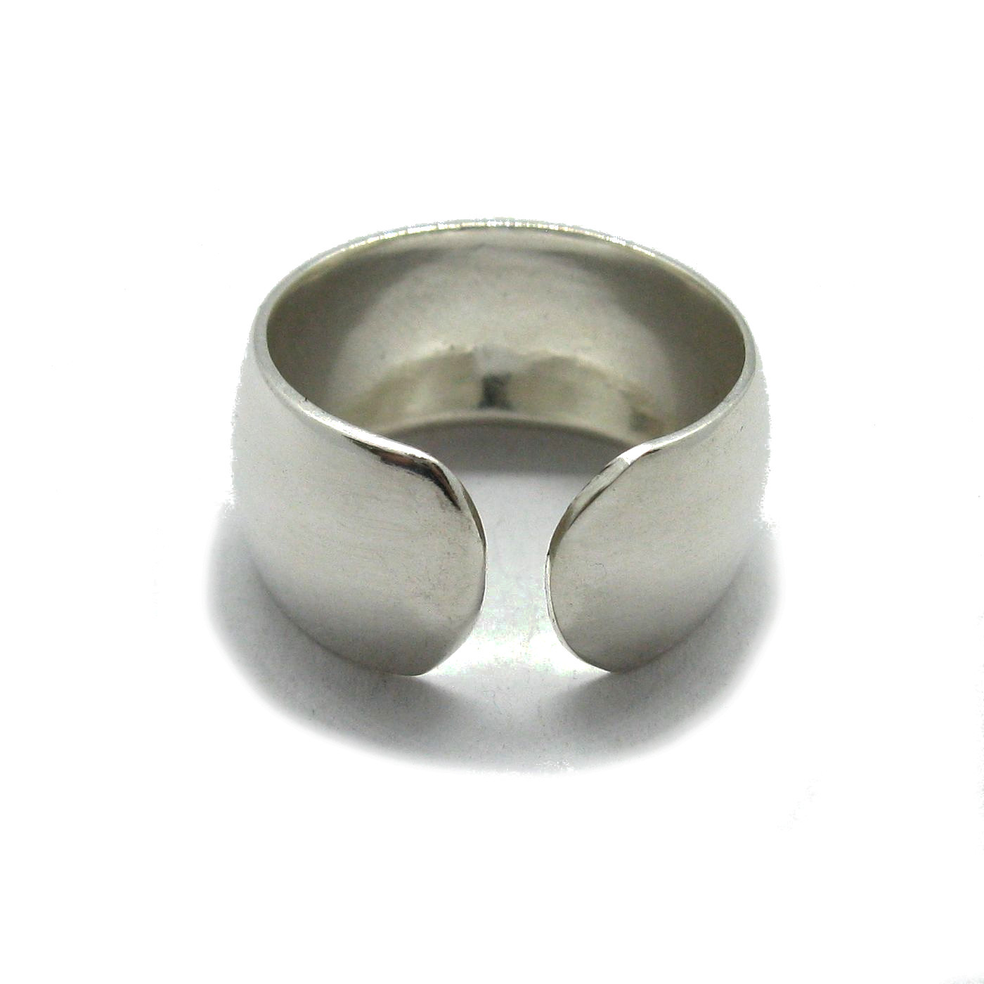 Plain Sterling Silver Ring Stamped Solid 925 11mm Wide Plain Band ...
