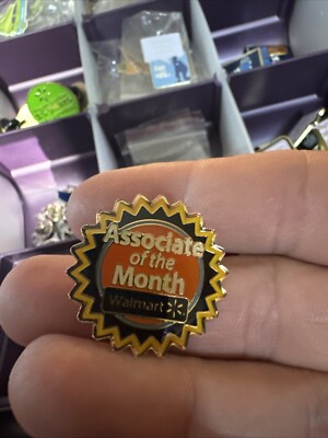 Walmart Limited Metal Lapel Pin –Collectible Associate Of The Month | eBay