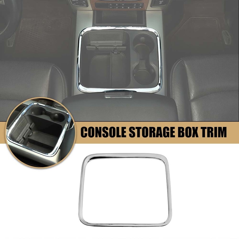 Triple Chrome For Dodge RAM 1500 10-17 Interior Console Full Set Kit ...