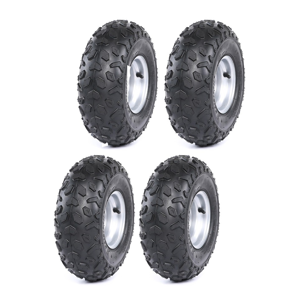 6" 7" 8" 10" Wheels Tire 3, 4 Stud Rim For Go Kart ATV Quad Bike Buggy ...