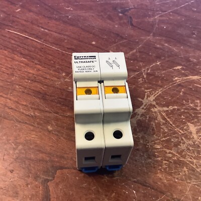 Ferraz Shawmut USCC2I 2-Pole 30A 600V Ultrasafe Fuse Holder | eBay