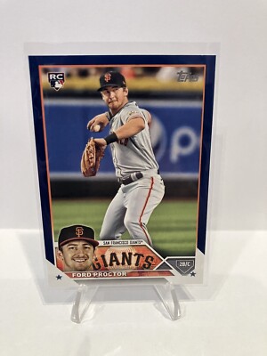 2023 Topps Series 2 Ford Proctor RC Royal Blue Parallel #472 SF Giants ...