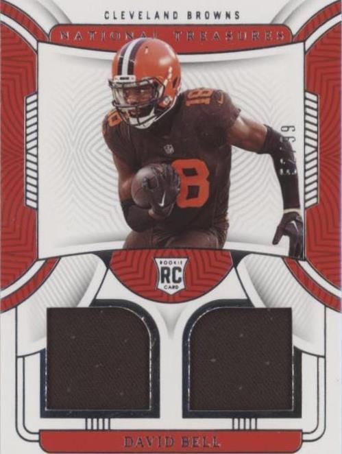 2022 Panini National Treasures - Rookie Dual Materials David Bell #RDM ...