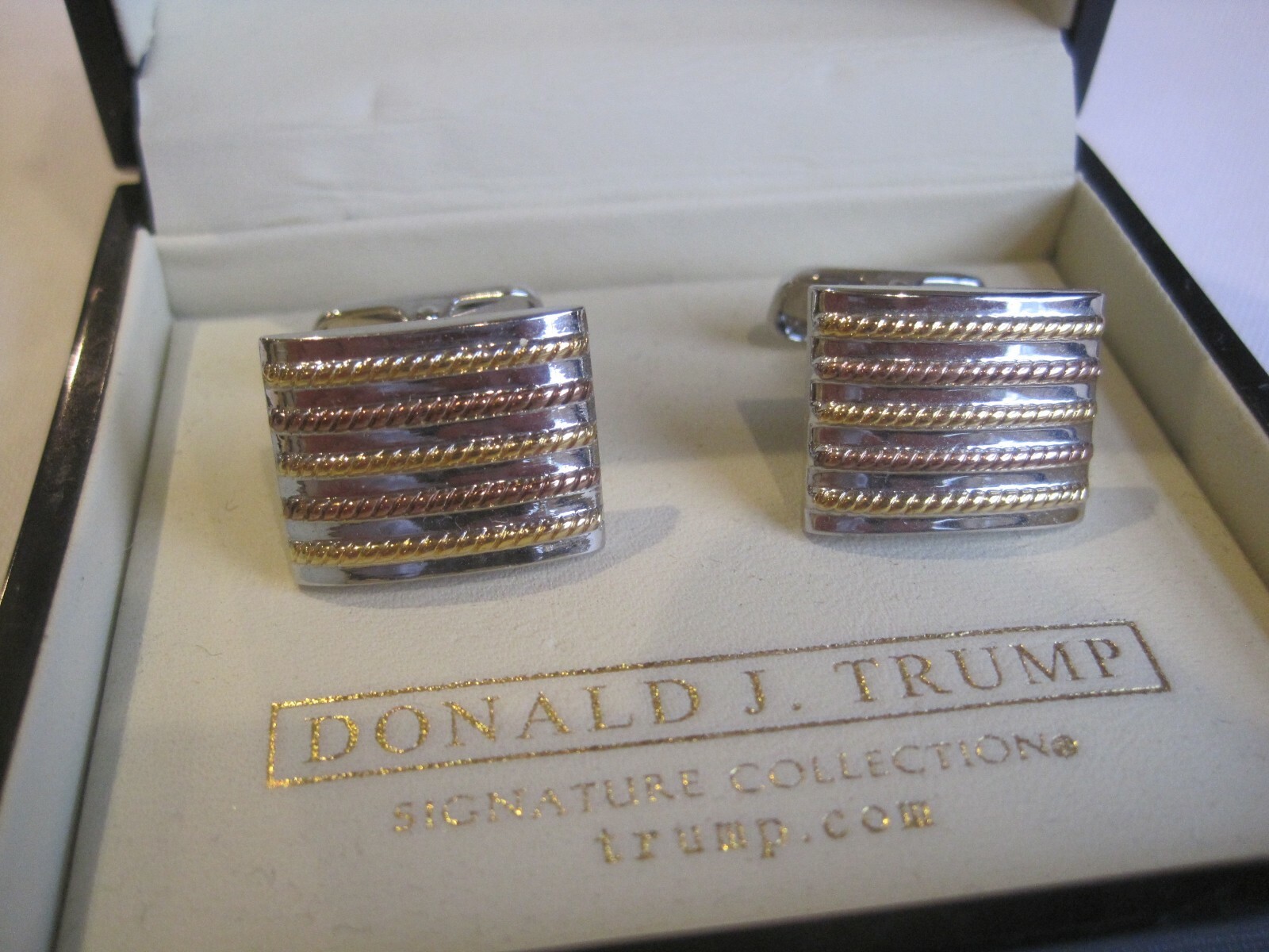 Donald Trump Signature Collection Tri-Color Cufflinks | eBay