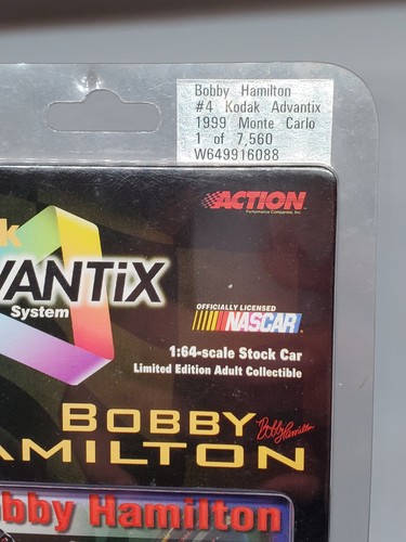 Bobby Hamilton #4 Kodak Advantix Action 1/64 1999 - Only 7560 Produced ...