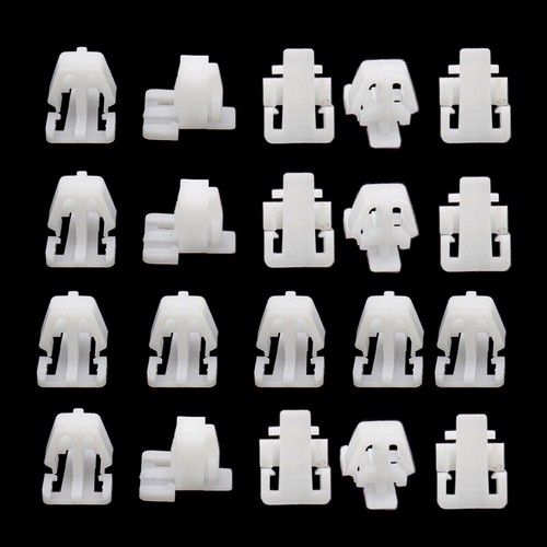20x White Body Side Molding Clips Retainers Fit For Honda Civic CR-V ...