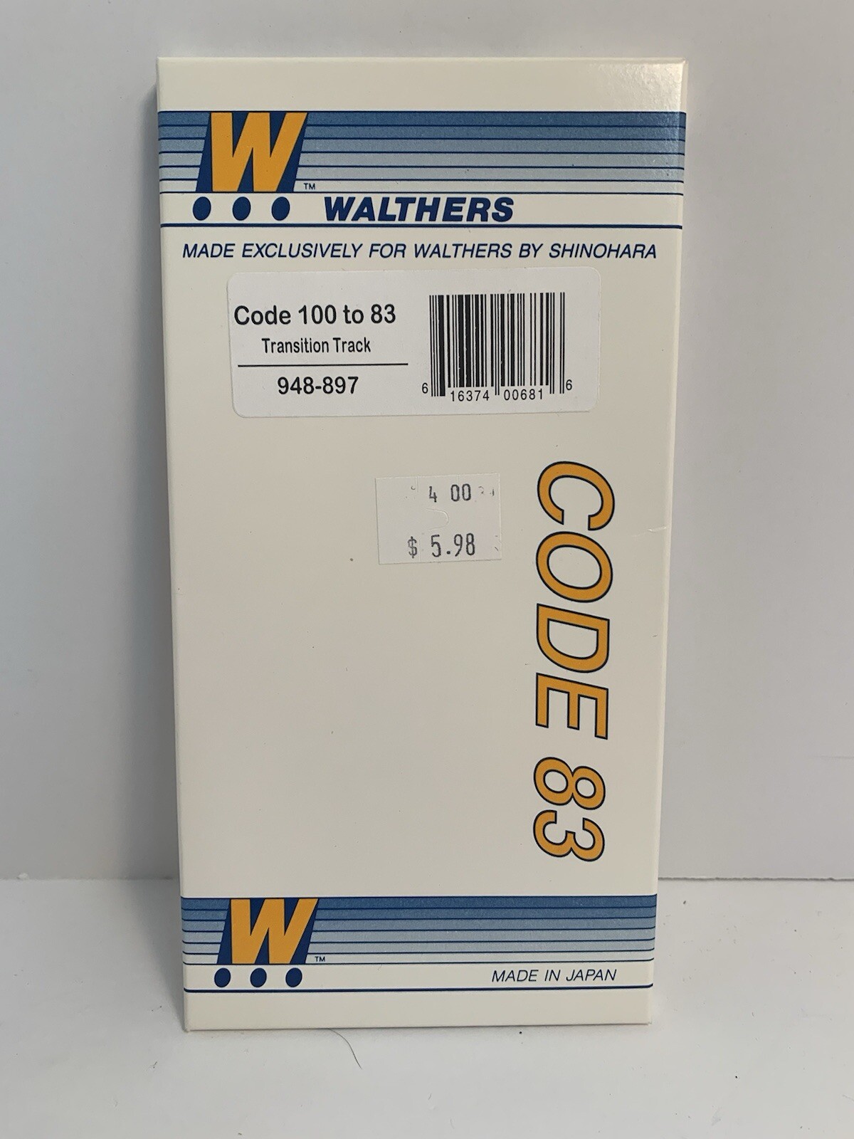 Walthers Code 100 To 83 Transition Track 948-897 | eBay