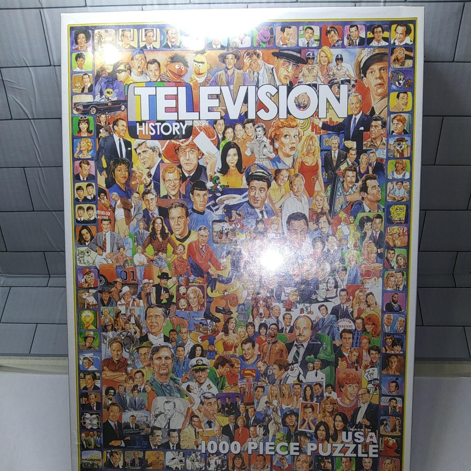 White Mountain Puzzles,"Television History"1000 Piece Jigsaw Puzzles ...