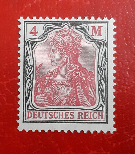 Germany Stamp Deutsches Reich Germania 4 Mark 1920 Michel Nr. 153 ...