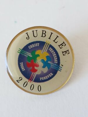 Jubilee 2000 Christ Yesterday Today Forever Lapel Hat Pin | eBay