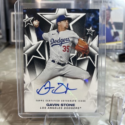 Gavin Stone Auto 2025 Topps Series One BSA-GS Baseball Stars Autograph ...