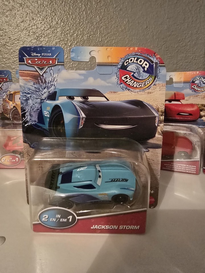 Pixar Cars Color Changers Lot of 7. Sally DJ,Storm,Fillmore,Lightening ...
