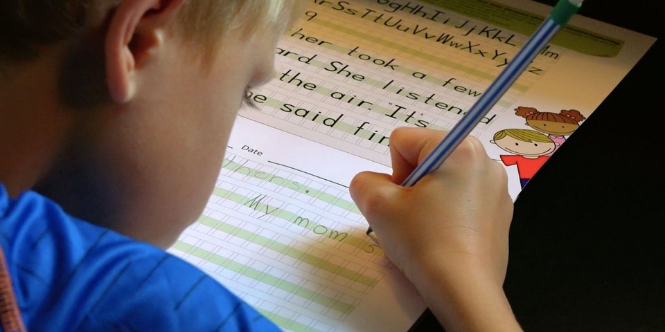 Practice Handwriting & Printing Paper Workbook, One Page A Day, 500 ...