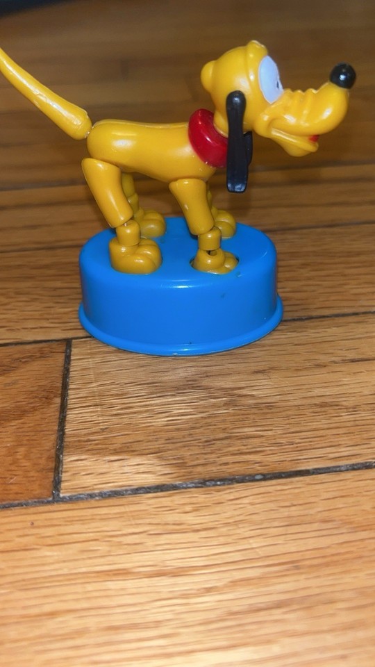 Disney Pluto Push-Up Puppet Figurine Collectible Toy from Disney ...