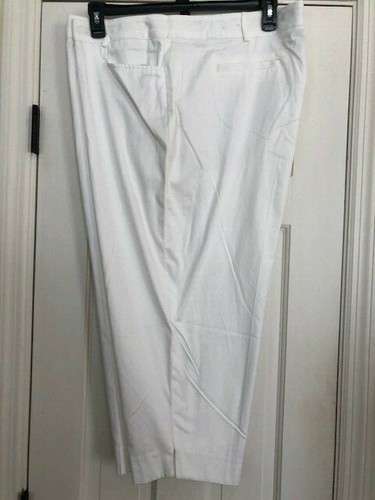 NWT Women's Counterparts Capris Crop Pants 22W White BIG SALE NEW | eBay