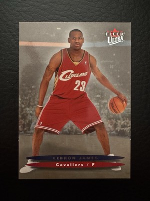 2003-04 Fleer Ultra Hummer H2 - Dark Background #171 LeBron James (RC ...