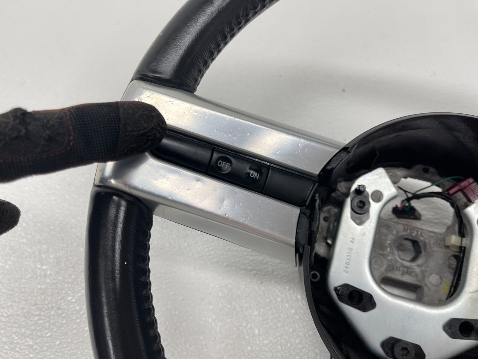 2005-2009 OEM Ford Mustang GT Steering Wheel Leather |U3733 | eBay