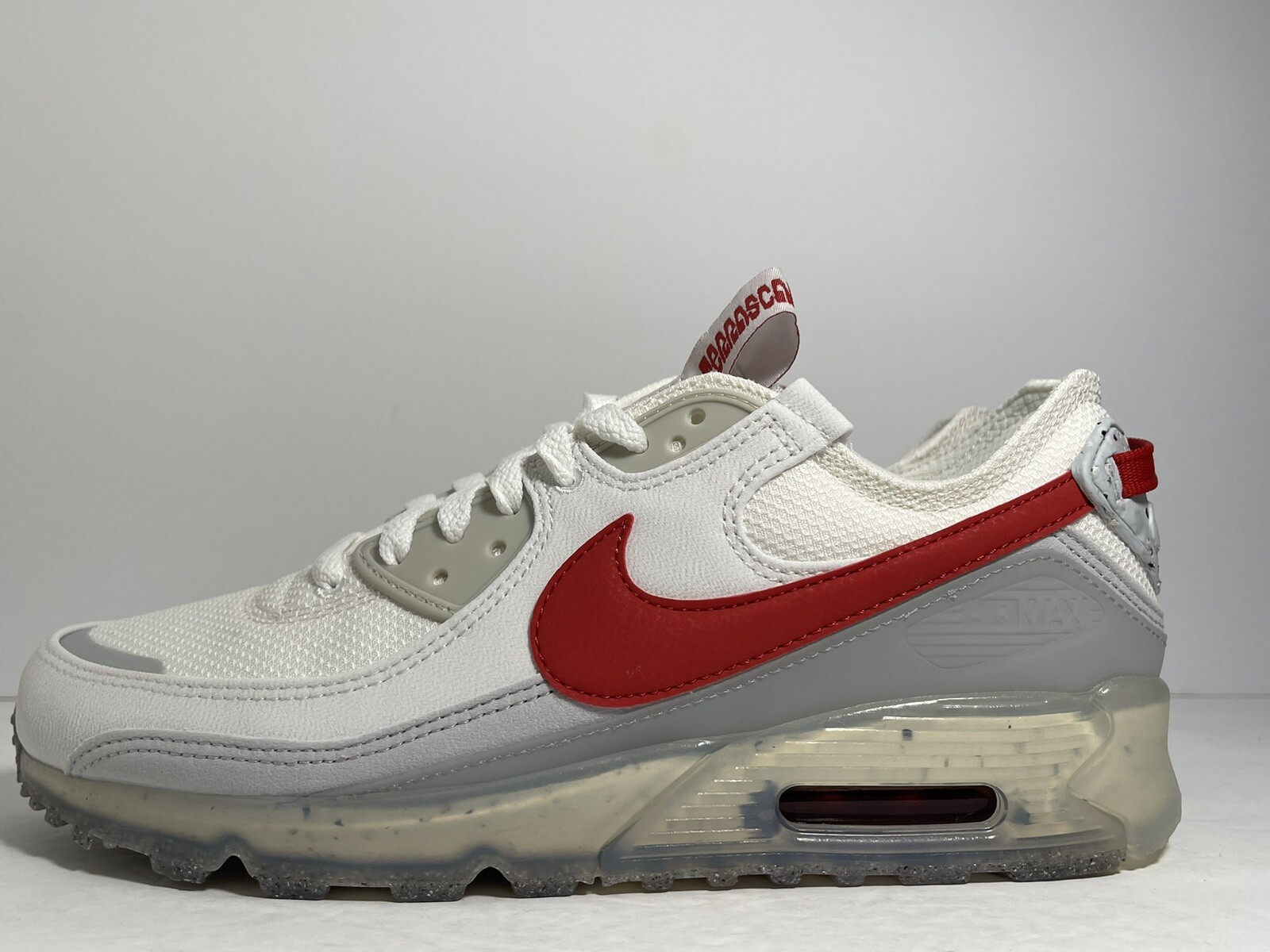 Size 13 - Nike Air Max Terrascape 90 White Red Clay for sale online | eBay