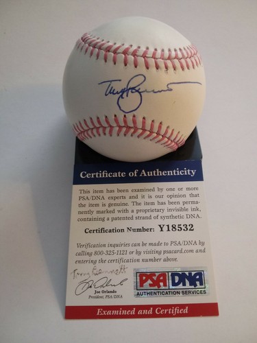 Tony Bennett Music Legend Signed Autographed Pink RARE OMLB Baseball ...