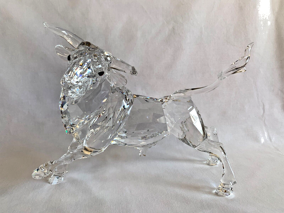 Swarovski Crystal Bull Figurine 2004 Numbered Limited Edition # 142/ ...