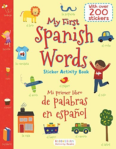 My First Spanish Words Sticker Activity Book/Mi Primer Libro de | eBay