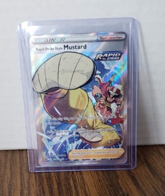 Pokemon Brilliant Stars Ultra Rare Rapid Strike Style Mustard TG27/TG30 ...