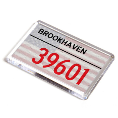 FRIDGE MAGNET - Brookhaven, 39601 - US Zip Code | eBay