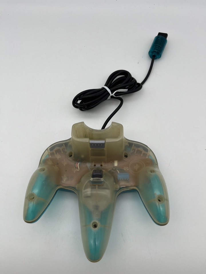 Nintendo 64 Clear Blue Console N64 Chose Original Controller Cables ...
