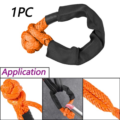 1X Soft Shackle 1/2"X22" For Truck Tow Recovery Strap 55000LBS Breaking ...